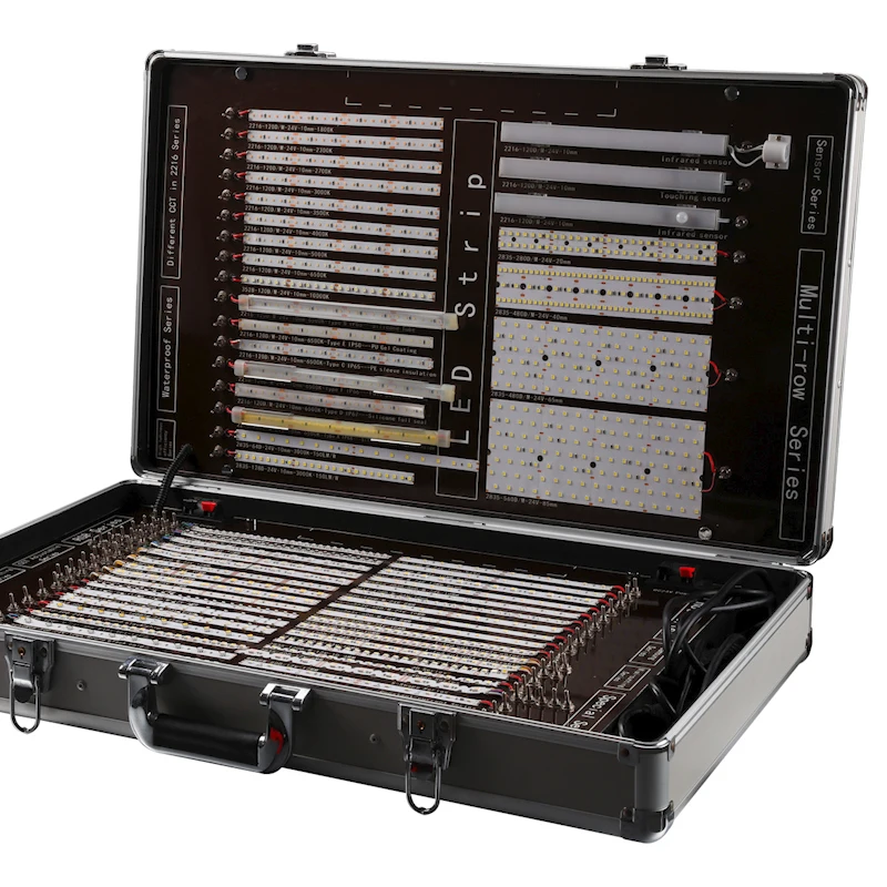 Led Sample Box Full Led Strip Seriesw 1800k 10000k Smd2216