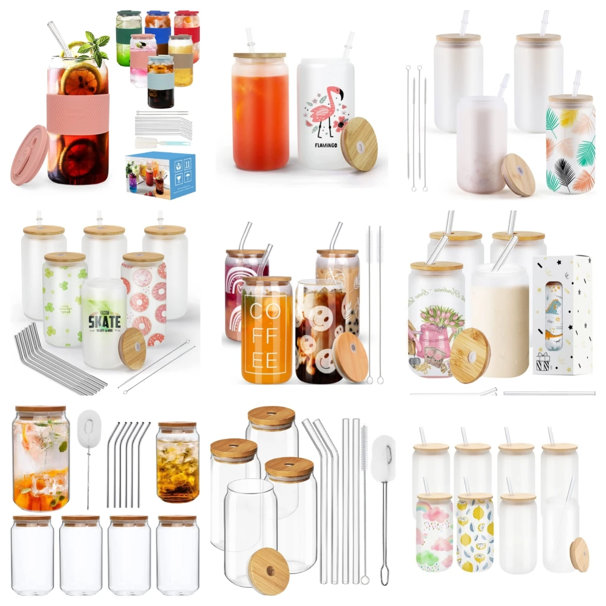 12oz Design Frosted Clear Sublimation Tumbler Cups Libby Glasses Beer ...