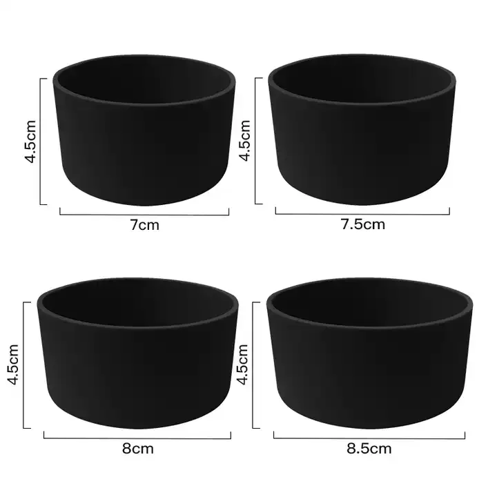 Wholesale Price Tumbler Bottoms Silicone Round Cup Mat Bottom Cover ...