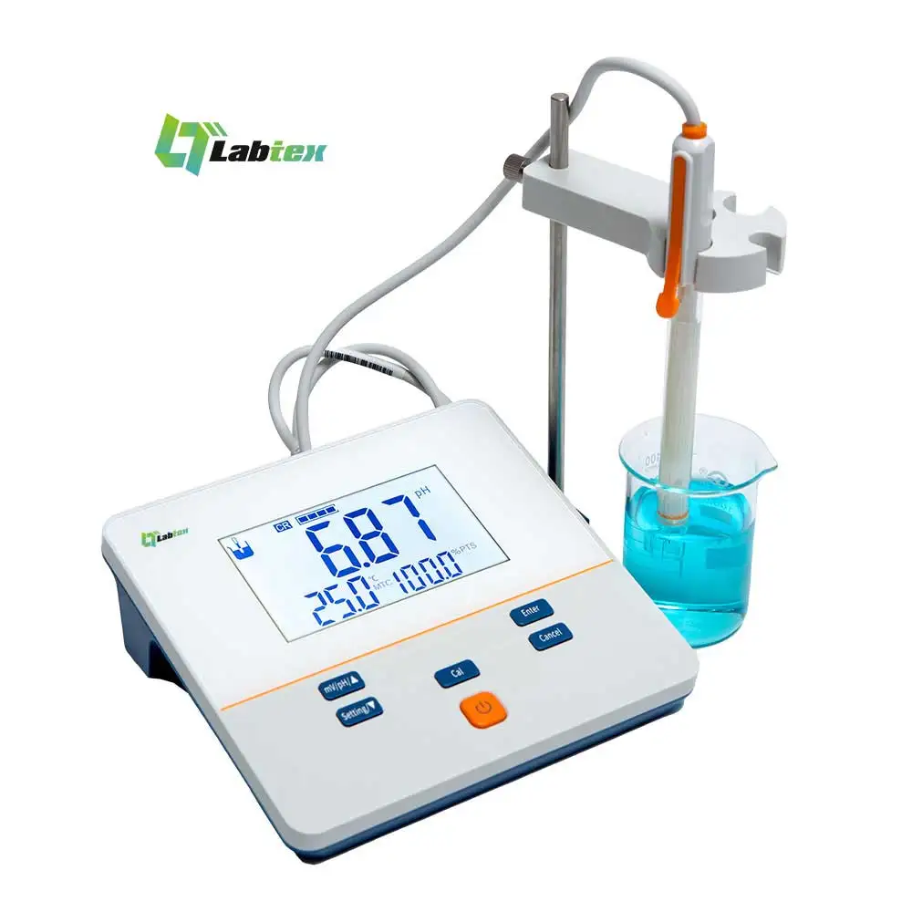 LABTEX LTE-PH100b Benchtop pH meter Digital LCD Display Screen Eco ...