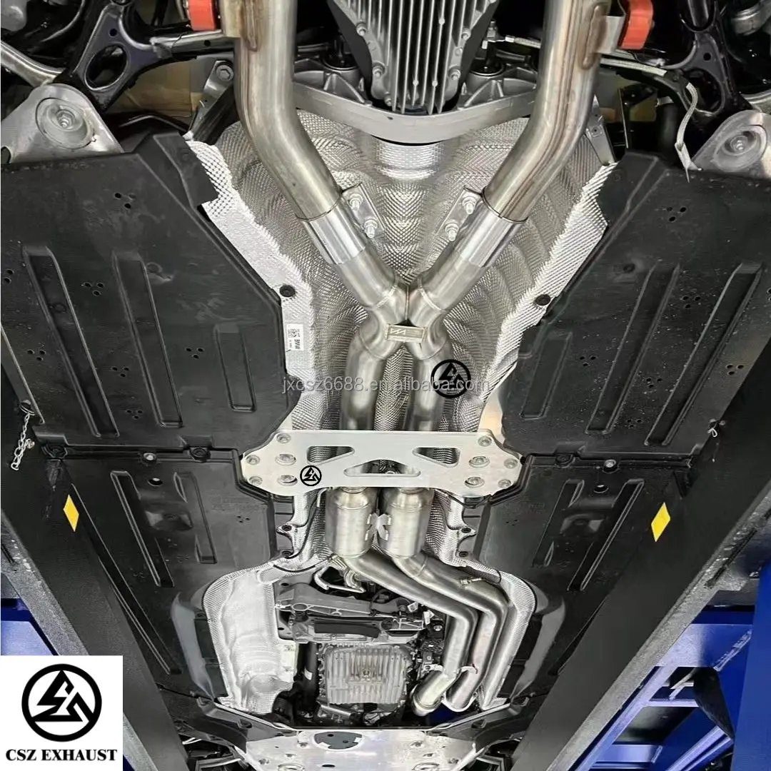 Csz New Design Dual Midpipe With Resonator For Bmw G80 G82 M3 M4 S58 3 ...
