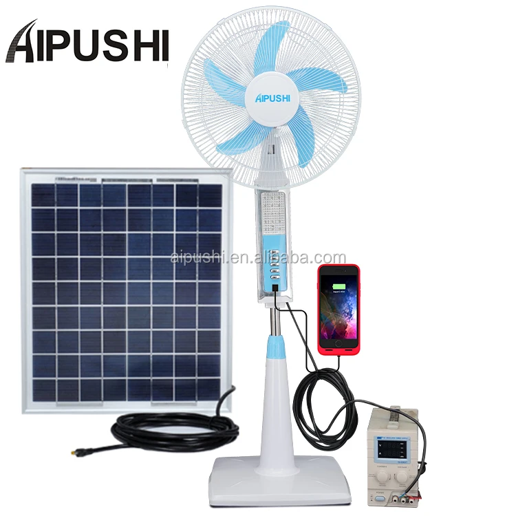 Factory Outdoor Fans Solar Powered Electric Ac Dc Stand Fan With Solar ...