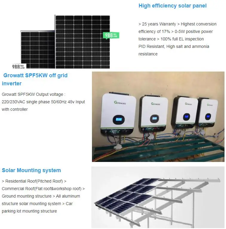10kw Photovoltaic Panel System Smart Pv Kit Solar Energy Products Solar ...