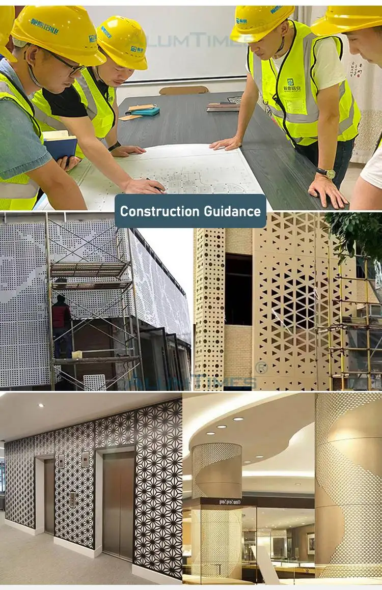 Alumtimes Office Laser Cut Fireproof Aluminum Decorative Fencing Screen ...