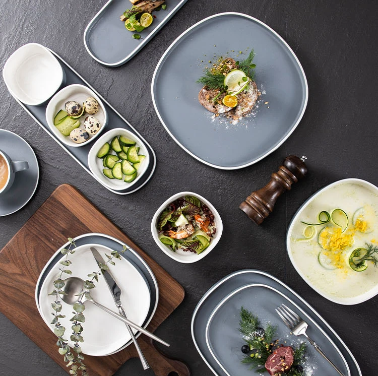 Events Dinnerware Ceramic Dishes Plate Set Assiettes Vajilla Nordic ...