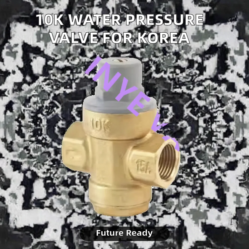 10K Manual Water Pressure Regulator Reducing Valve Brass Blasting for ...