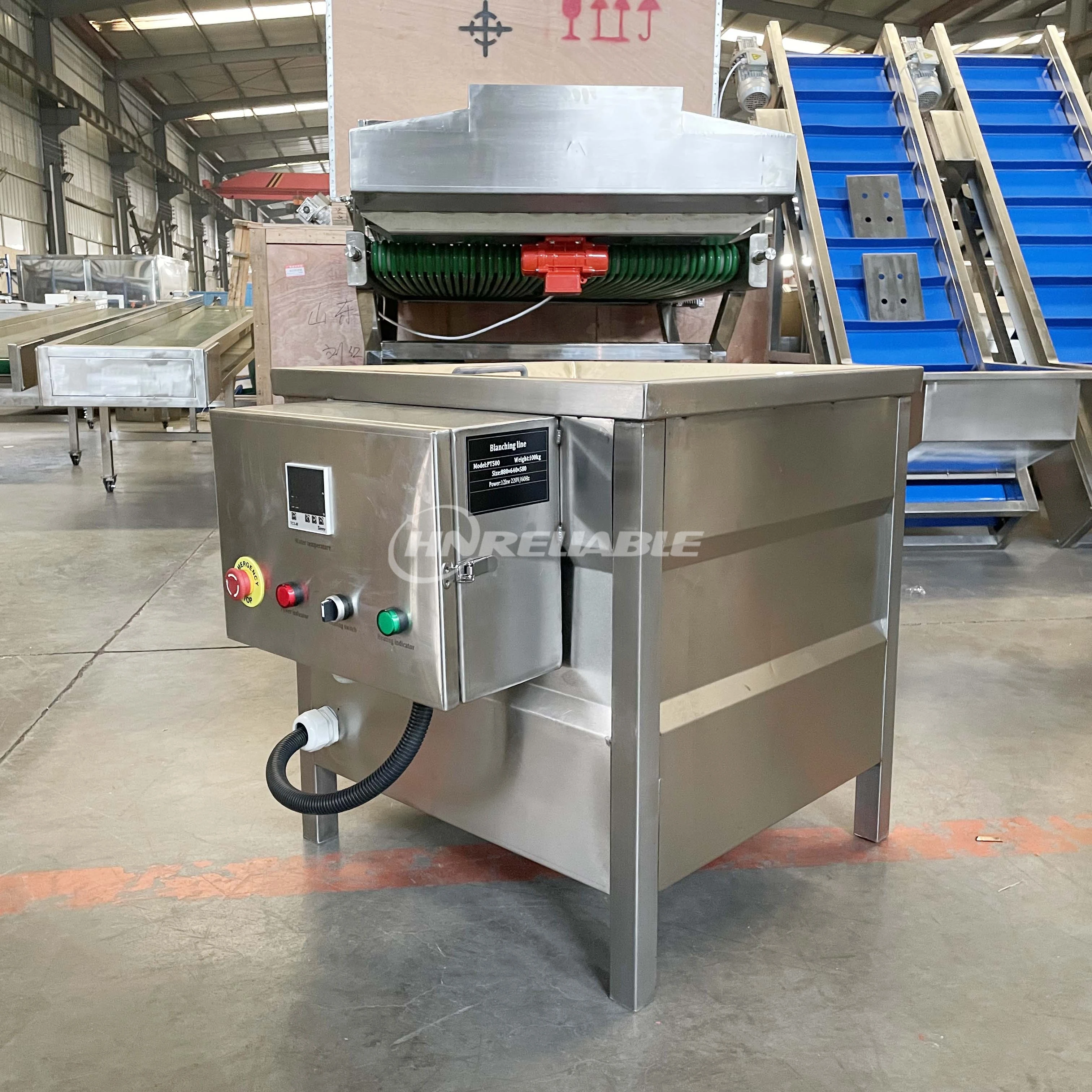 Manual Fruit and Vegetable Potato Chips Blanching Machine