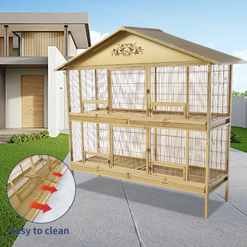 Yaheetech Cockatiel Budgie Lovebird Cage Extra Large Tall Wideluxury ...