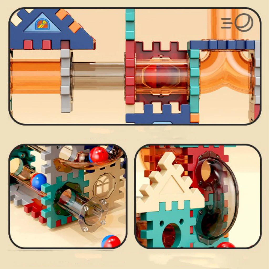 2023 Plastic Pipe Blocks Building Toys Diy Building Block Set Toys ...