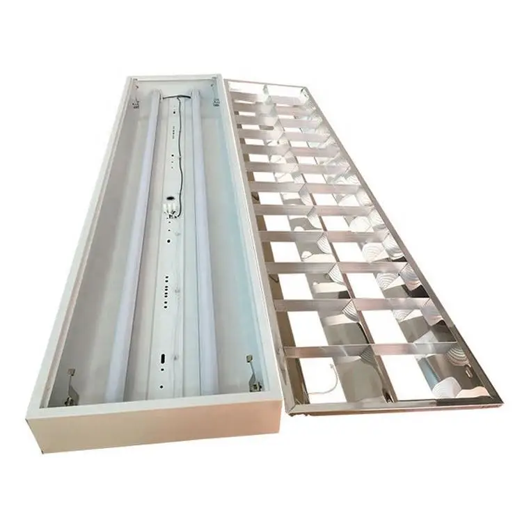 Alibaba.com: 1.2m T8 Fluorescent Grille Fixture, 4ft Ceiling Recessed ...