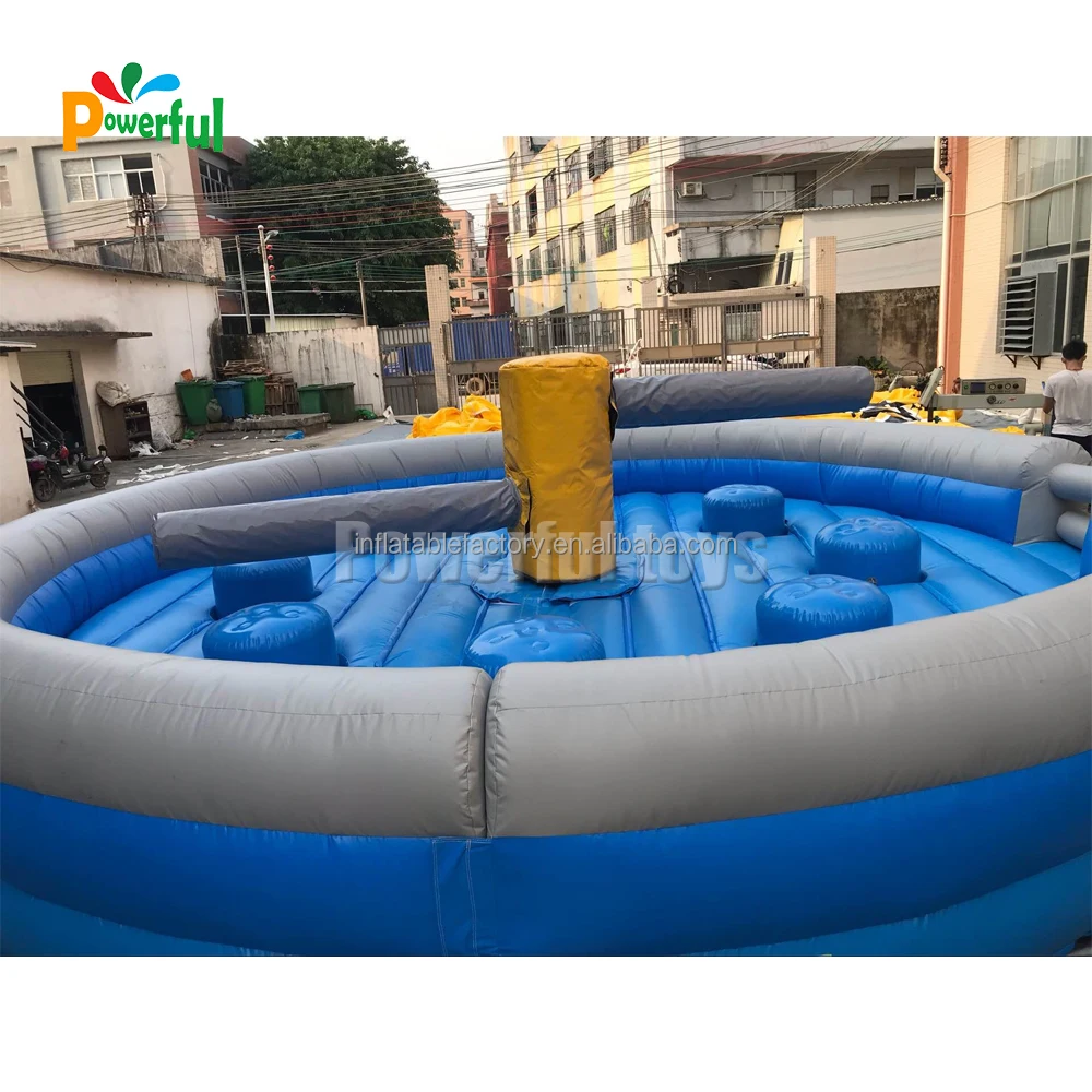 7m Diameter Total Mechanical Wipeout Game Toxic Meltdown Inflatable ...