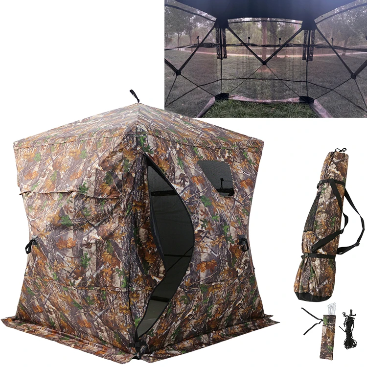 180 270 Degree See through Hunting Blind Tent - Durable & Waterproof