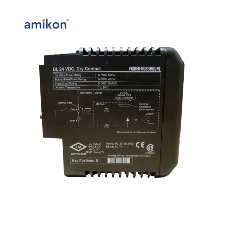 High Quality Dry Contact Input Module Emer Son Kj3201x1-ba1 12p2535x042 ...