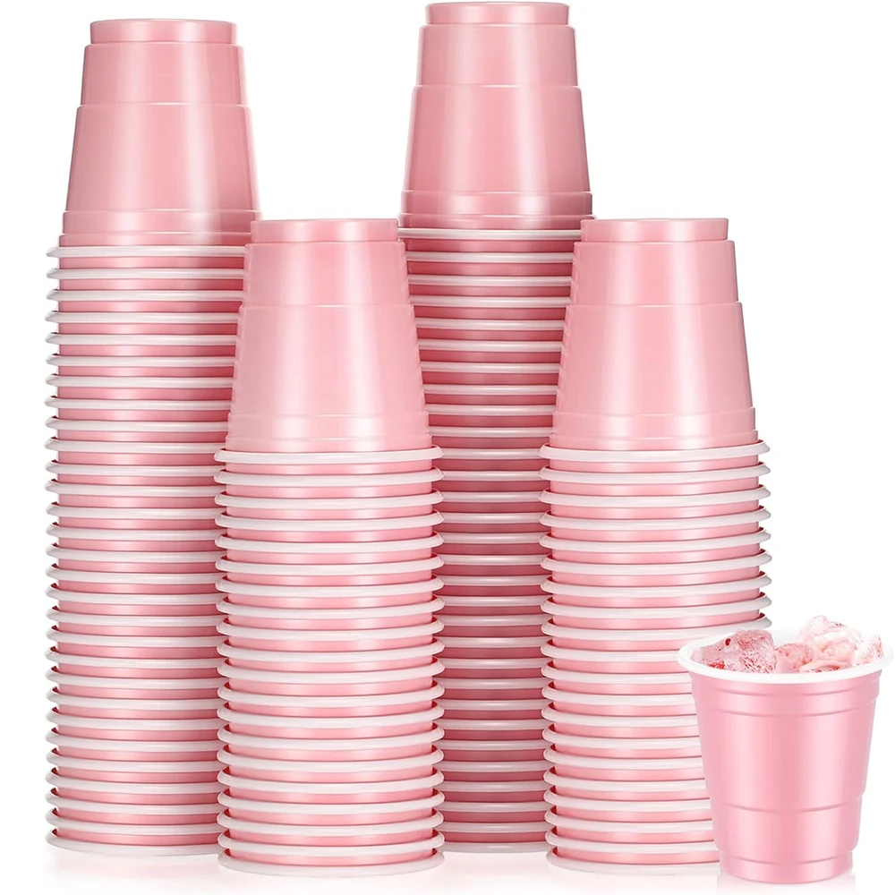 Custom Logo Mini 2oz Red Disposable Plastic Shot Glass Cup - Buy 2oz ...