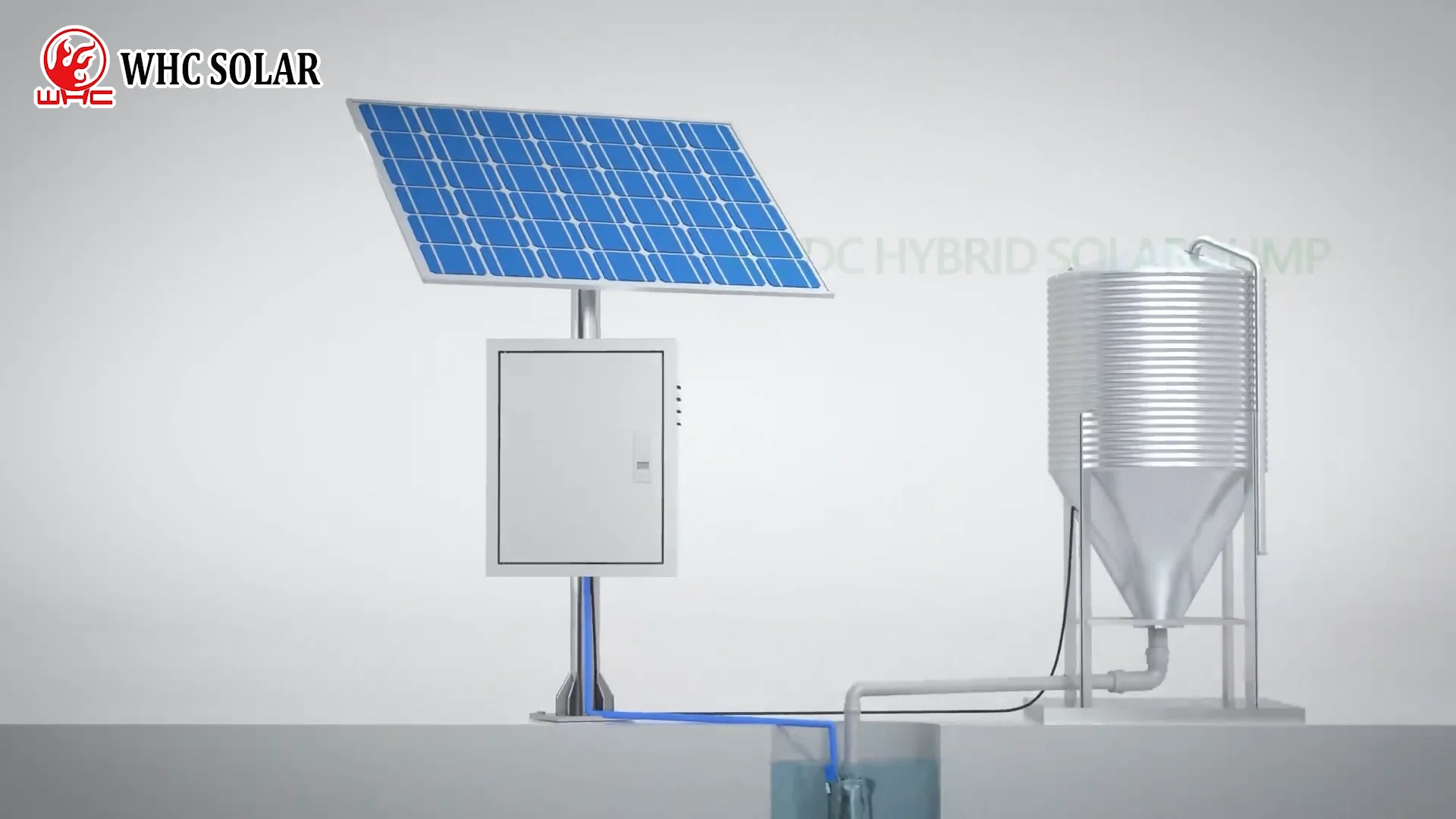 Whc Solar Solar System Solar Pump Inverter Solar Power Dc Water Pump ...