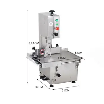 Heavy Duty Commercial Band Saw Meat Cutter Machine Multi-functional 430 ...