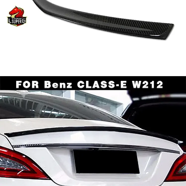 Carbon Fiber V Style Spoiler For Mercedes Benz E Class W212 2012 Rear ...