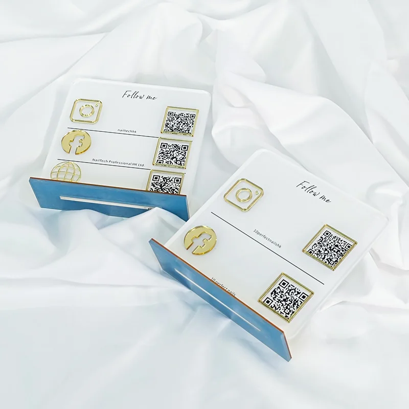 Scanning QR Code Acrylic Glass Plexiglass Organic Glass Decorations ...