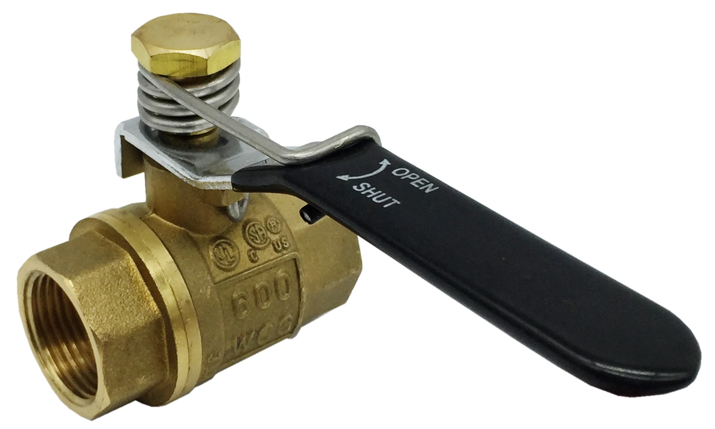 Spring Loaded Ball Valves - Durable Brass & Stainless Steel