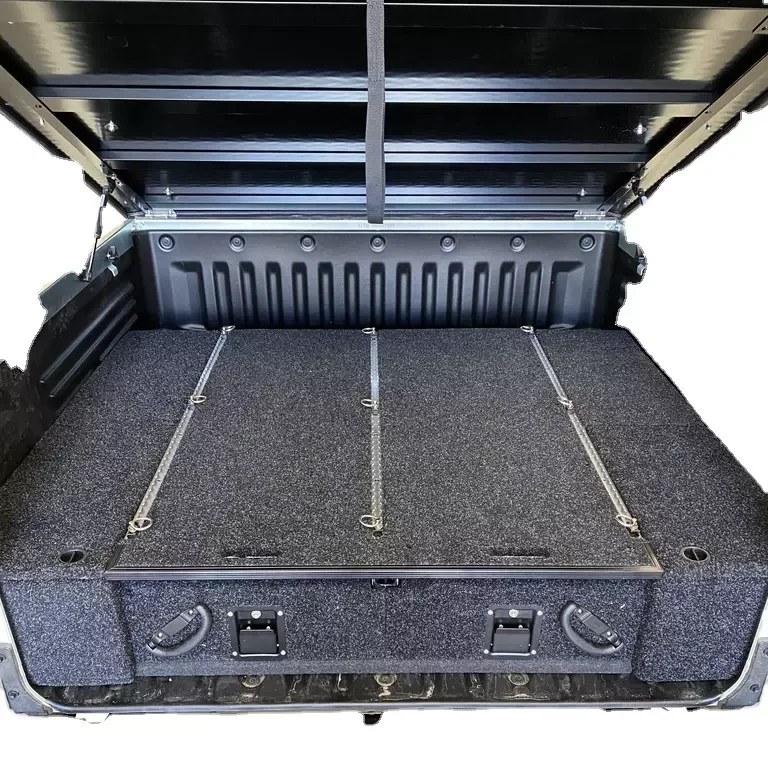 Full Sliding Top Double Roller Drawer for UTES Car Roller Drawer System