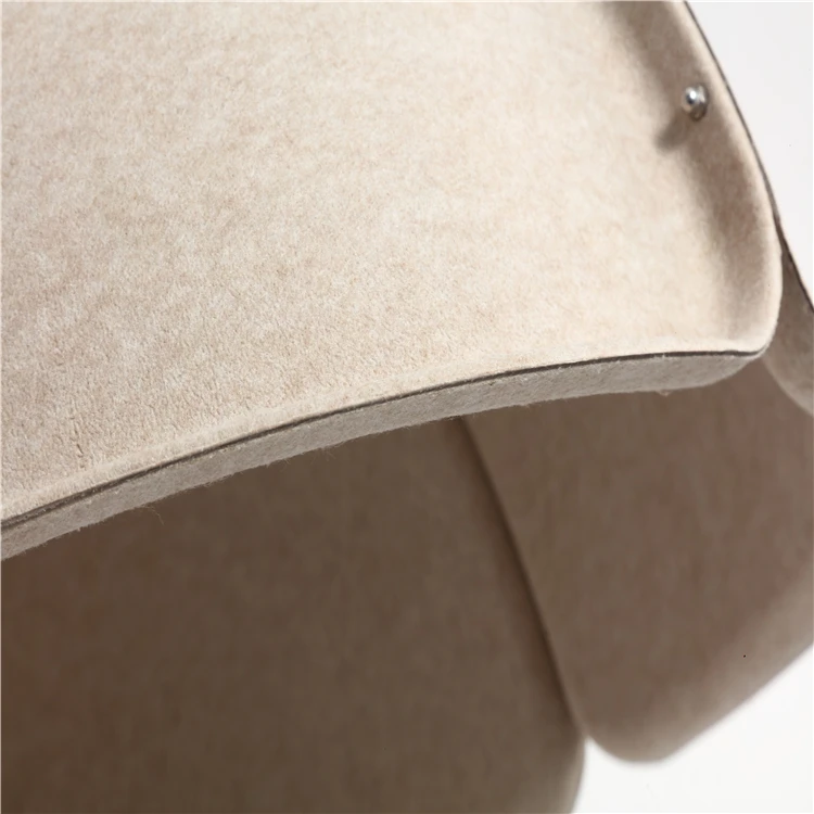 Recycled Felt Forming Acoustic Lamp Shade for Home Decor