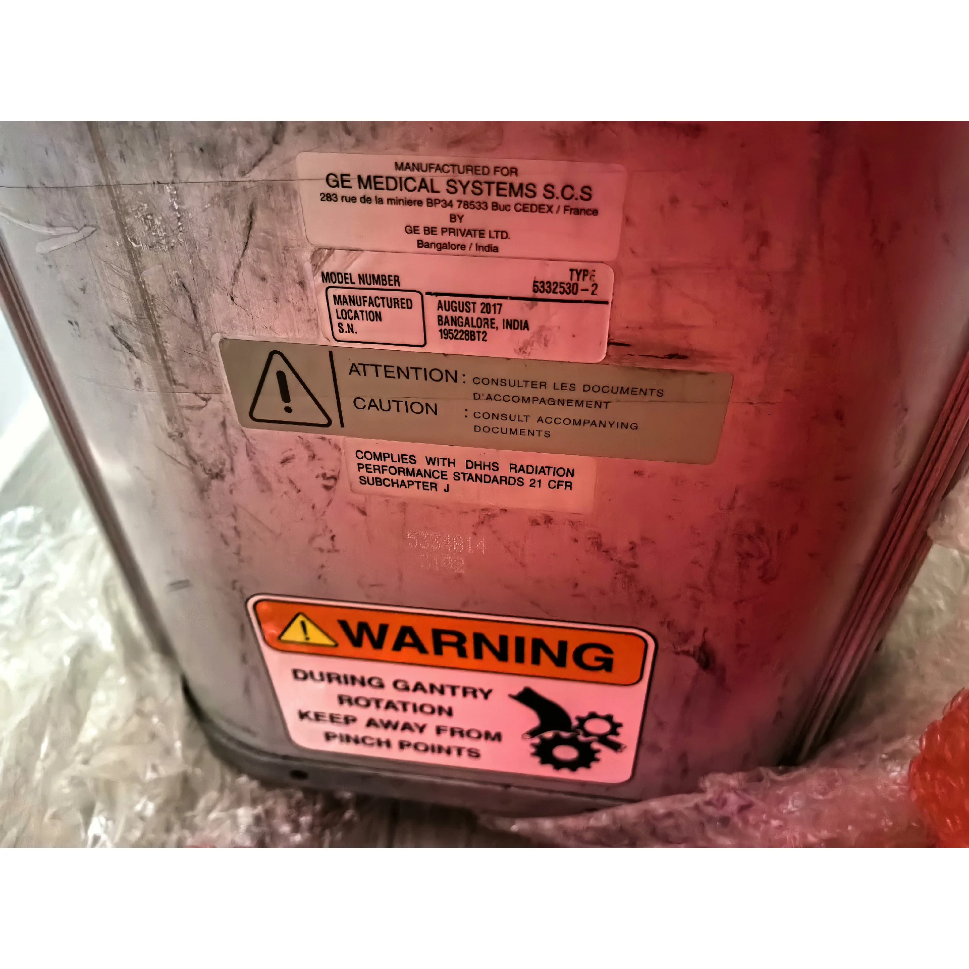 5332530-2 HV Tank for GE CT - Reliable Performance & Durability