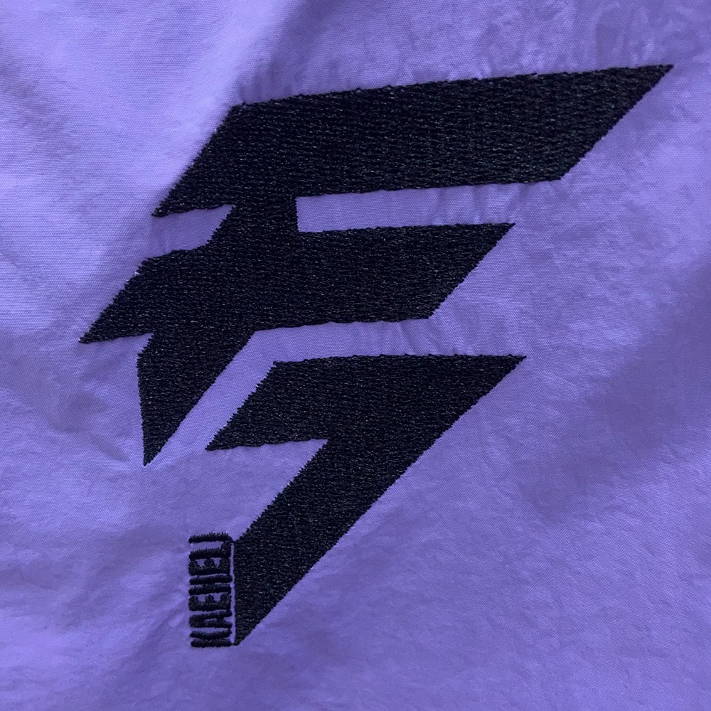 Custom Mens Nylon Jogging Set Zip Up Embroidery Logo Tracksuit Sport ...