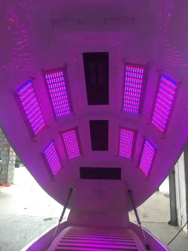 Far Infrared Ozone Sauna Spa Capsule with LED Light Therapy