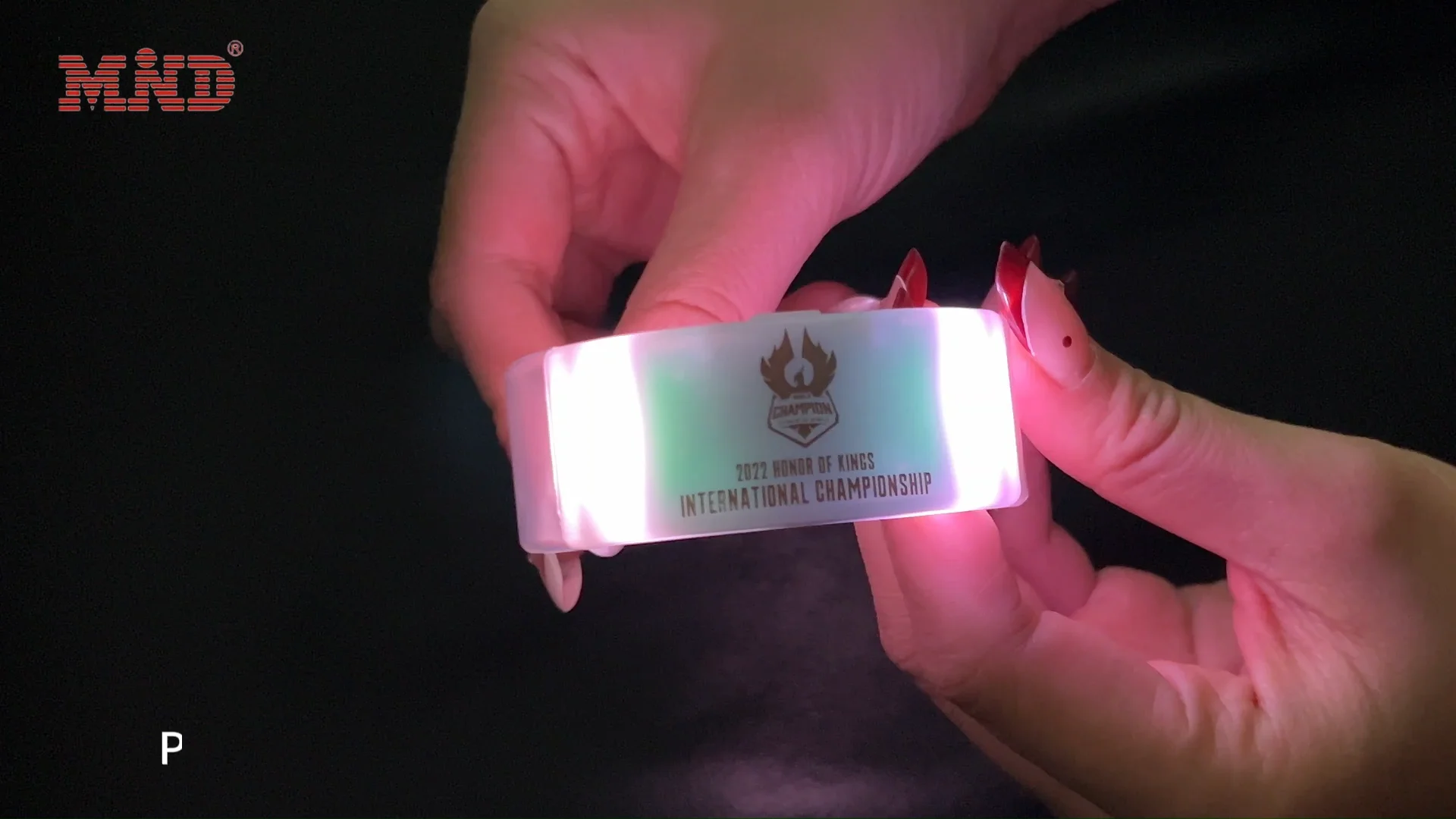 Nfc Rfid Led Light Up Flashing Bracelet Customized Remote Controlled ...