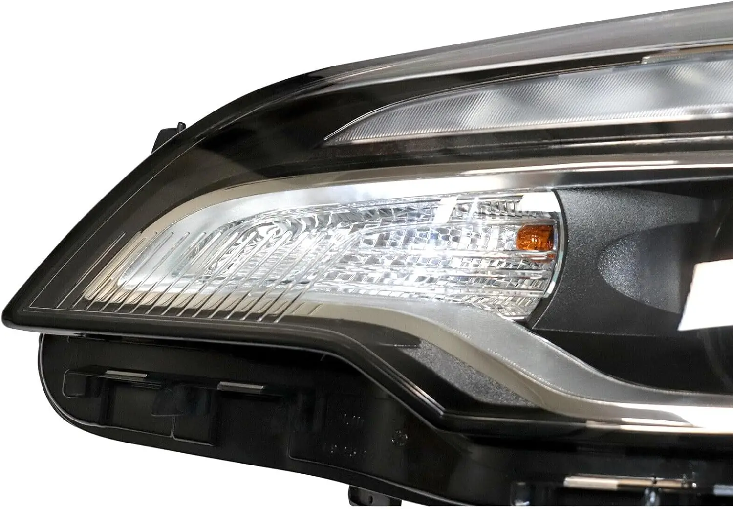 Xenon Led Drl Headlights Headlamp Assembly Left Right Chrome Clear Lens ...