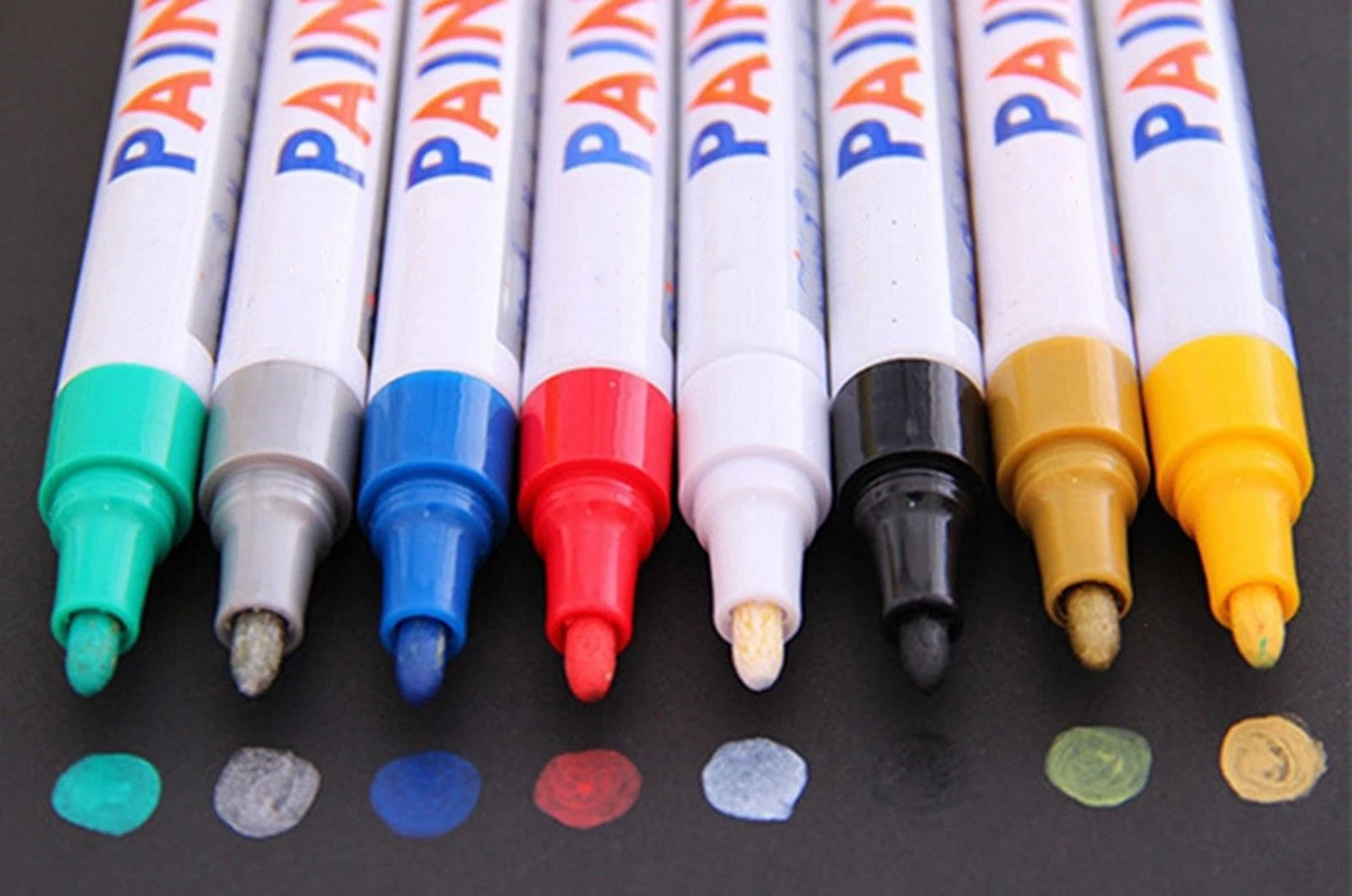Bview Art Non Toxic 18 Colors Permanent Oil Based Paint Pens