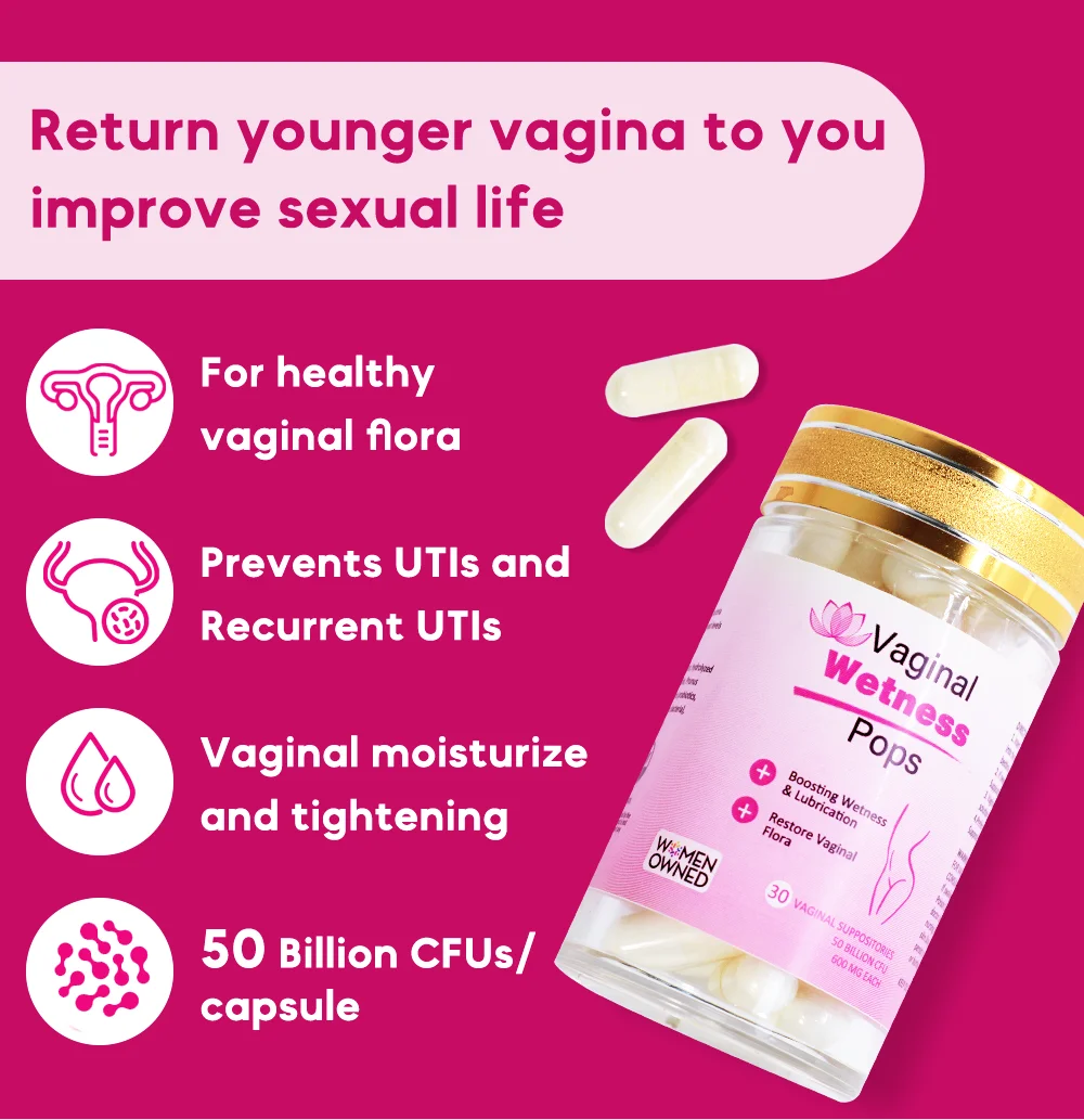 Chinaherbs Private Label Probiotic For Women Vaginal Pops Pills For Wetness Vagina Flora Balance ...