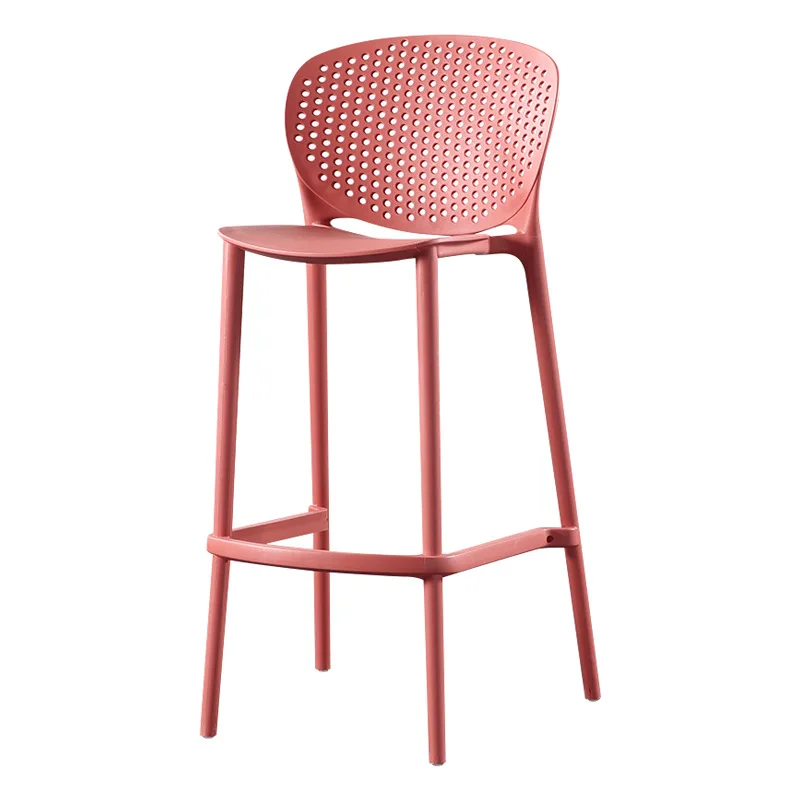 New Style Nordic Modern High Quality Pp Material Bar Stool Chair For ...