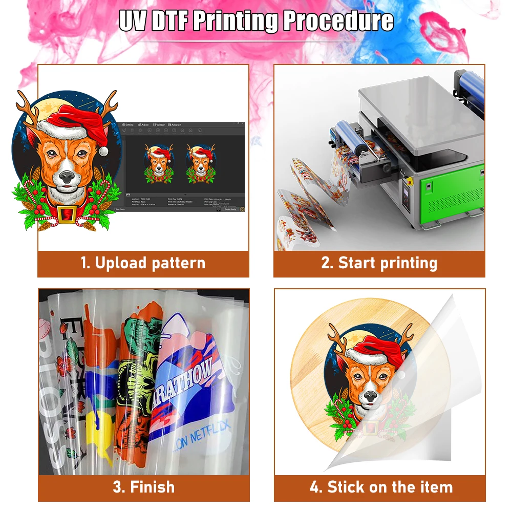 Colorsun Uv Dtf Cup Wrap Transfers Wholesale Dtf Uv Impresiones Bottle ...