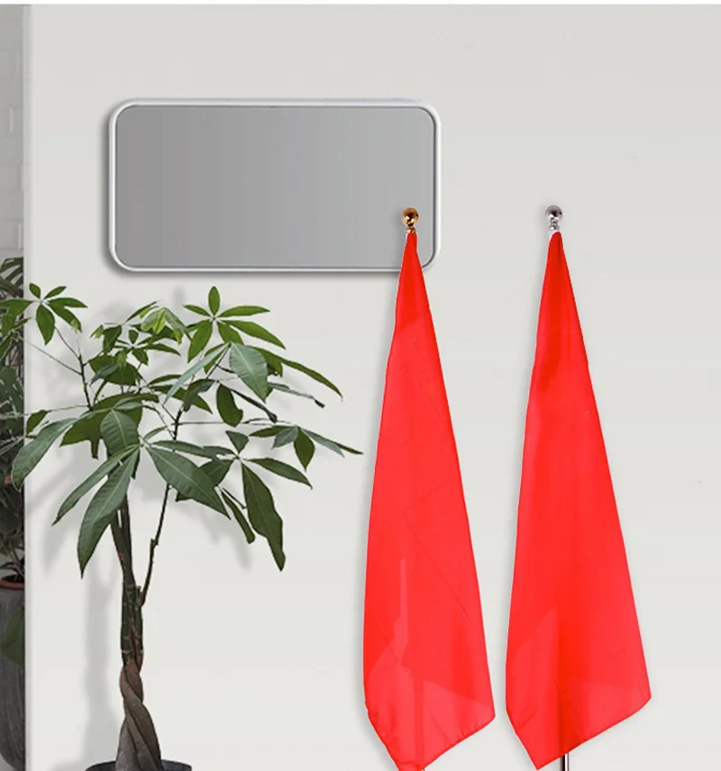 High Quality Hotel Hall Decoration Stainless Steel Flagpole Indoor ...