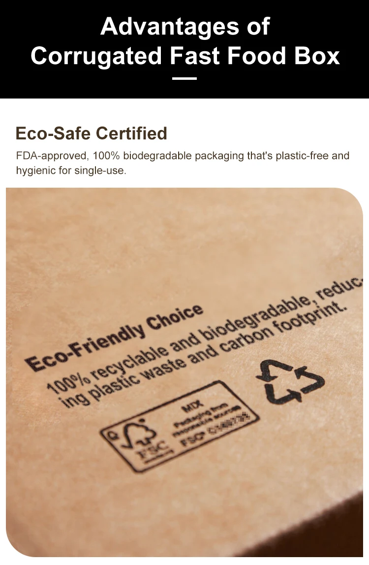 Custom Printed Takeaway Boxes - Sustainable Food Packaging