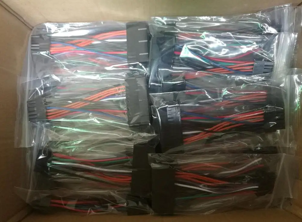 15cm Atx 24 Pin To 12 Pin Power Supply Cable Adapter 24p To 12p Cord ...