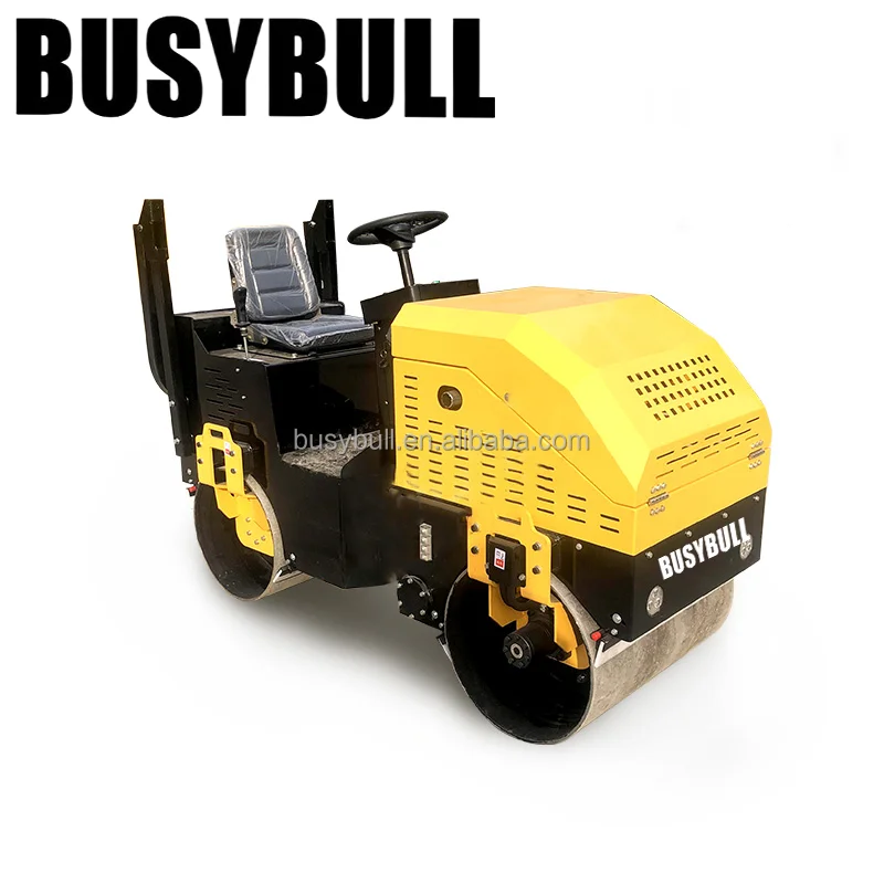 Busybull Diesel Engine Powerful Paving Vehicle With Double Rolling Drum ...