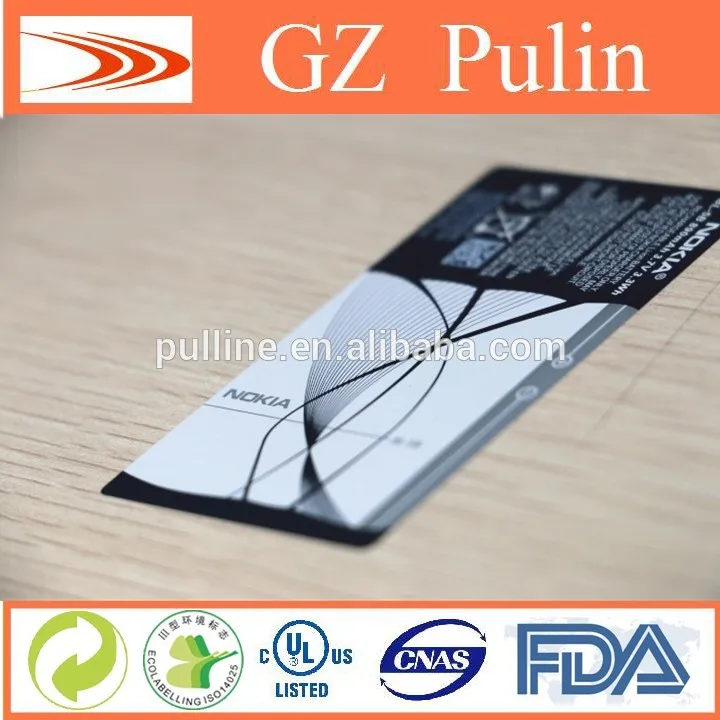 Exquisite And Unique Nokia Phone Battery Adhesive Label Thermostability ...