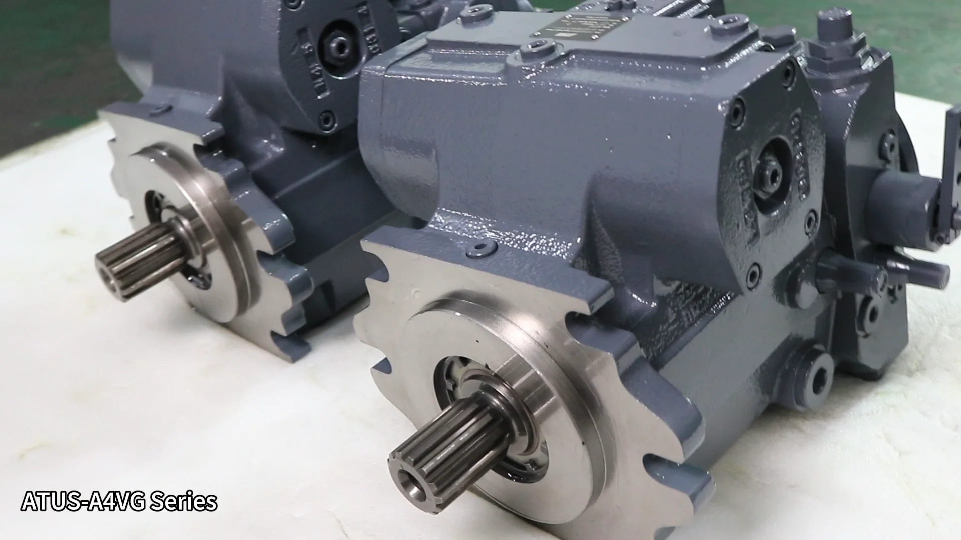 Axial Piston Double Pump A4vg56 A4vg71 A4vg90 A4vg125 A4vg140 A4vg180 ...