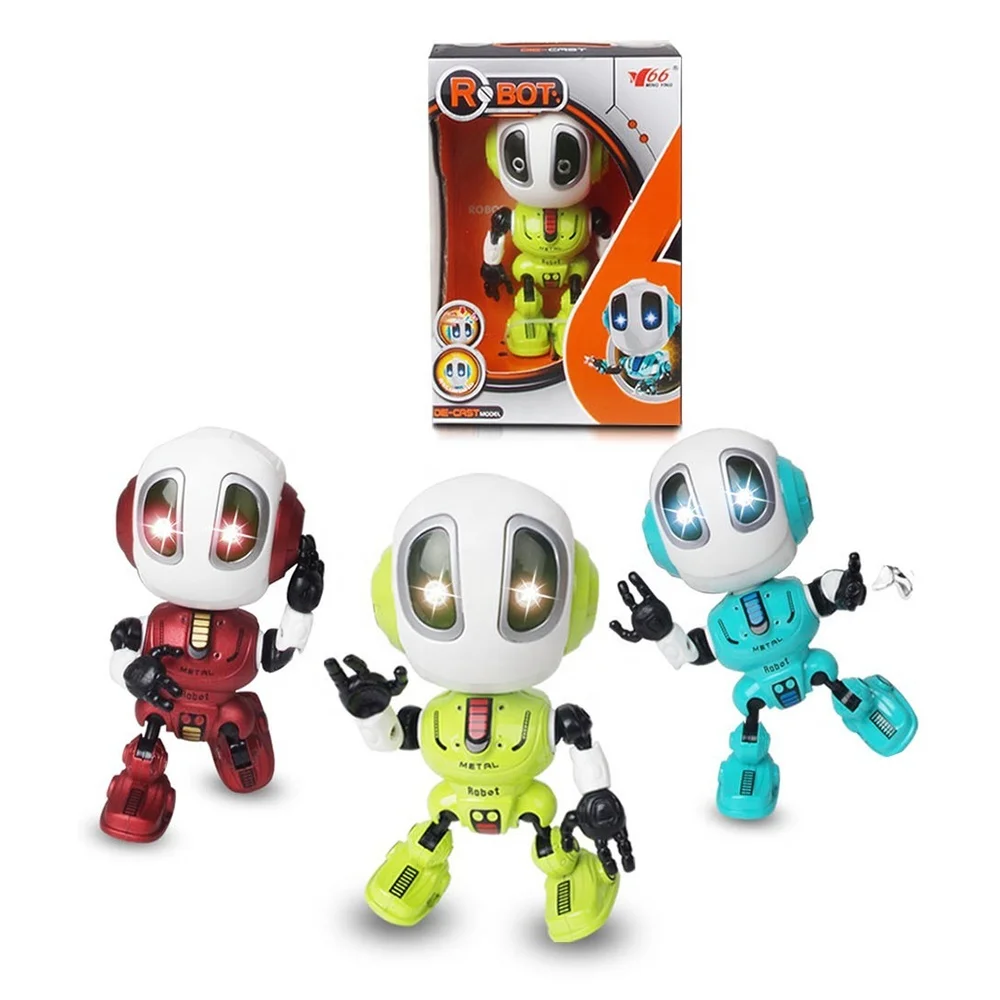 Kids Mini Talking Smart Recording Touch Reaction Metal Inductive Robot ...