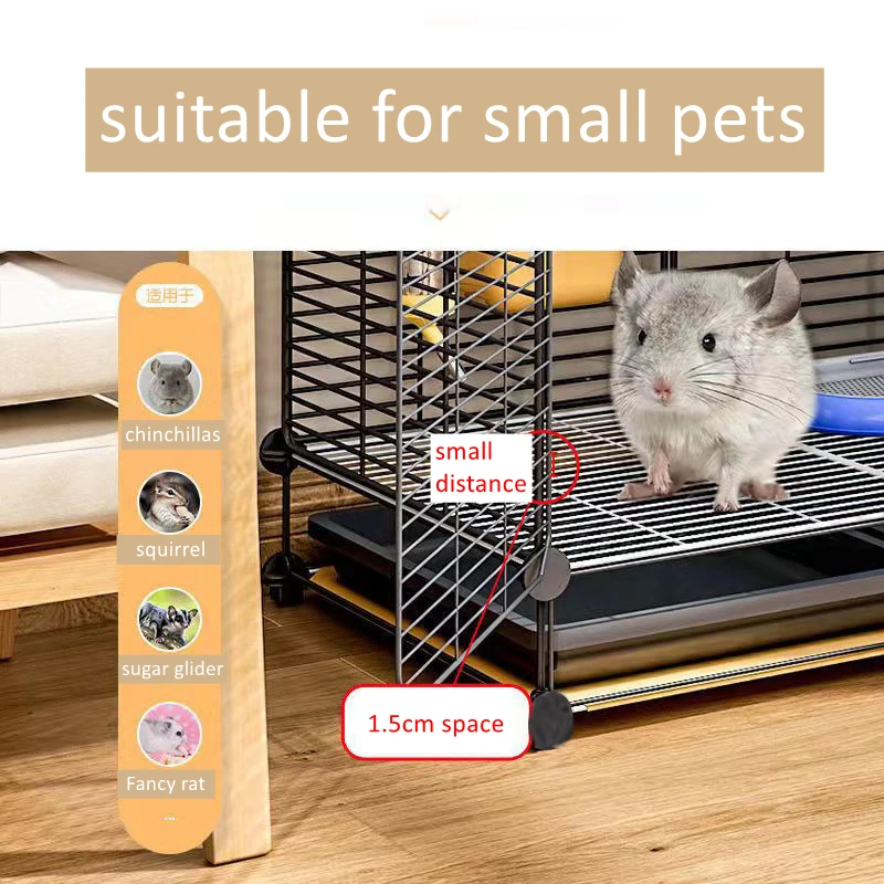 2-tier Luxury Steel Villa For Hamsters And Chinchillas Small Pet ...