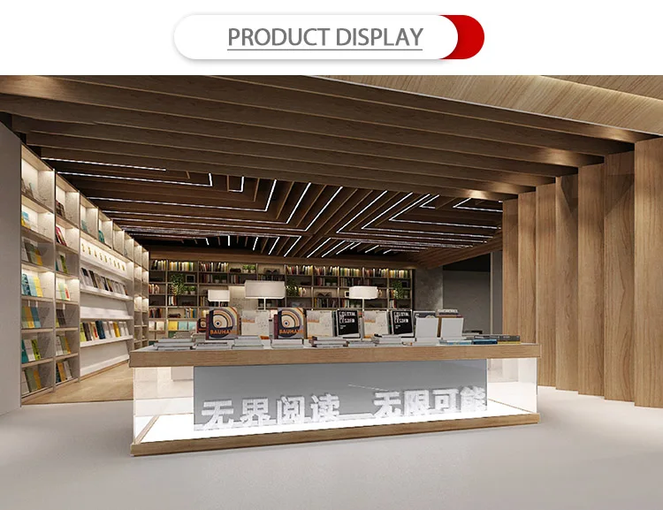 Ly Book Shop Interior Design Ideas Commercial Bookstore Furniture Floor ...