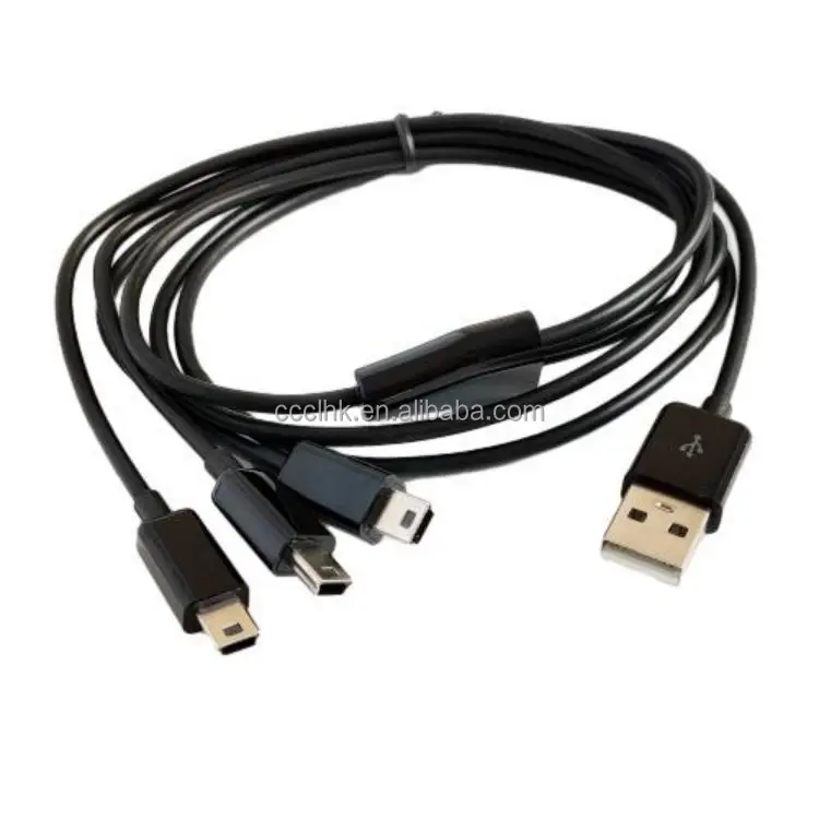 Dual Mini USB 1M 3FT Splitter Cable Power up to Three Devices at Once ...