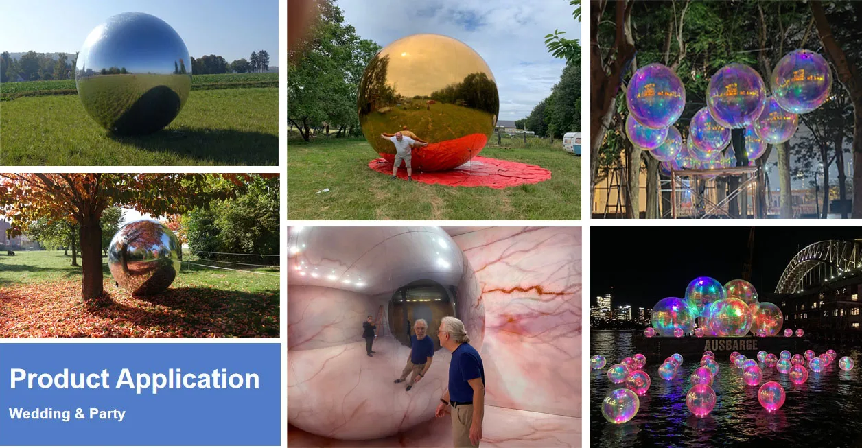 High Quality Double Layer Reflective PVC Inflatable Balloon