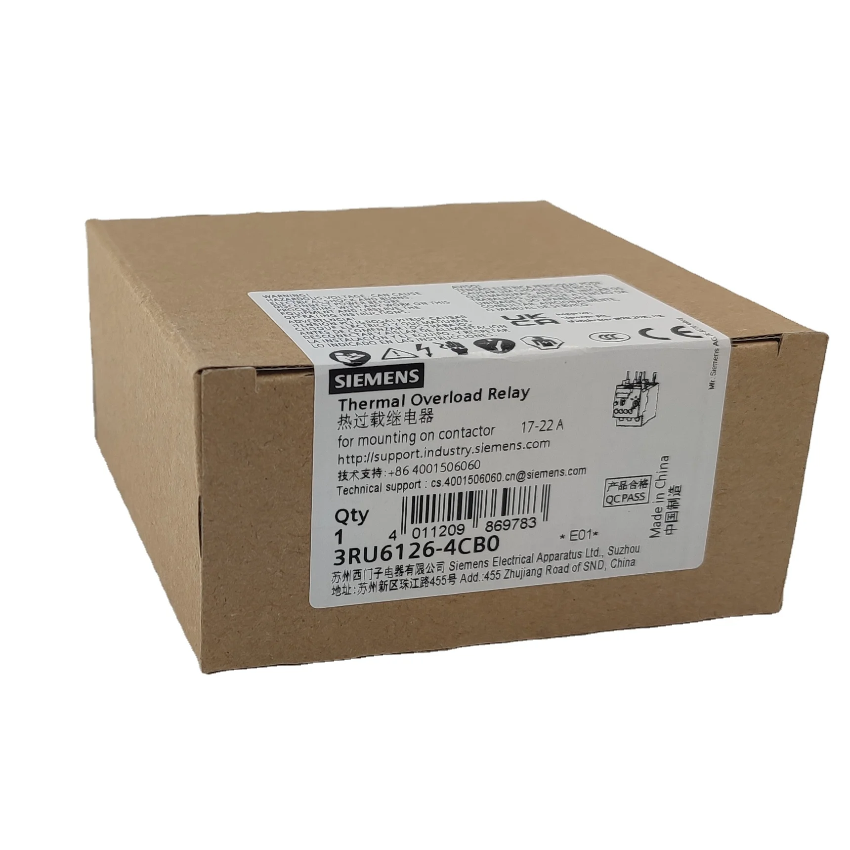 3rv6 Series Motor Overload And Short Circuit Protection 3rv6021-4 Mpcb ...
