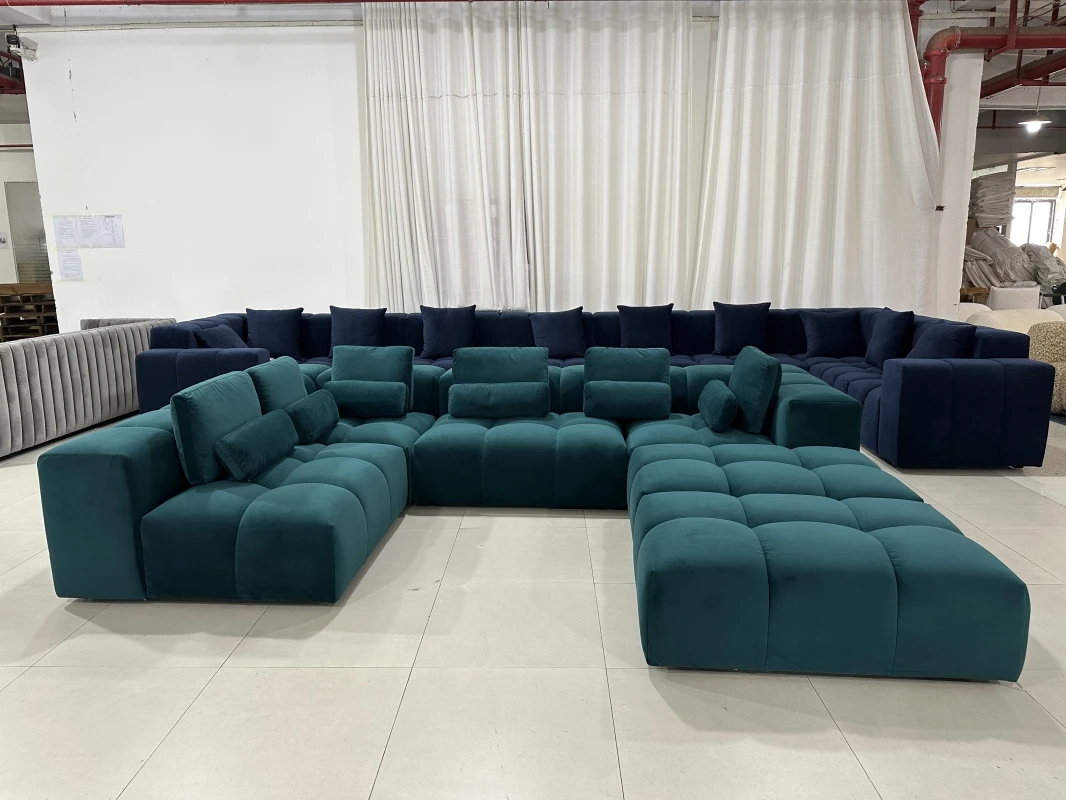 Commercial Grade U-Shape Modular Sofa | High-End Retail Fit-Out ...