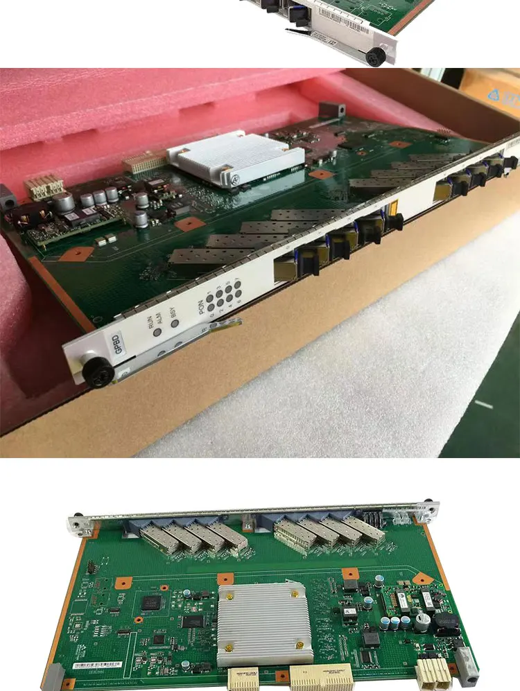 8 Ports Gpon Olt Service Board With 8 C+ C++ Sfp Modules Gpbd For ...
