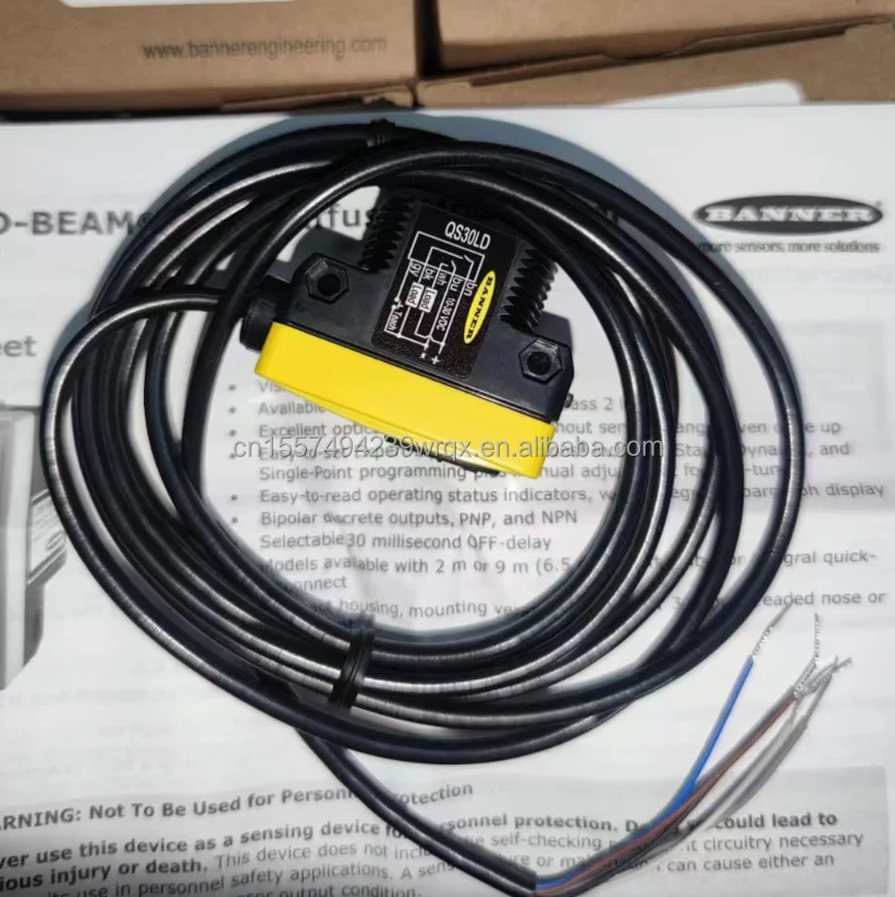 Transparent Object Detection Sensor Qs18en6xlpc Universal Photoelectric ...
