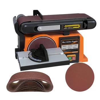 Diy Grade 370w Benchtop Sander Belt Sander Machine With Cast Iron Base ...